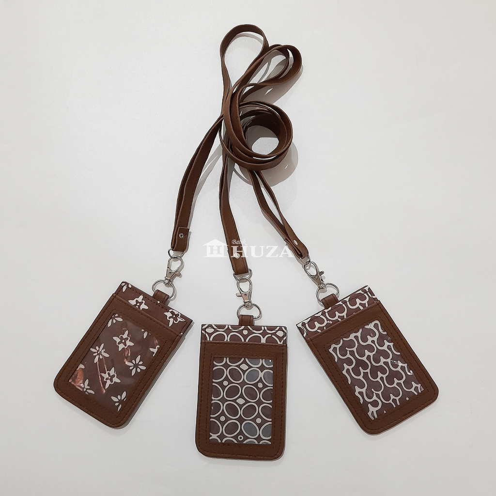Lanyard Nametag ID Card BATIK - BATIK Sogan | Shopee Malaysia