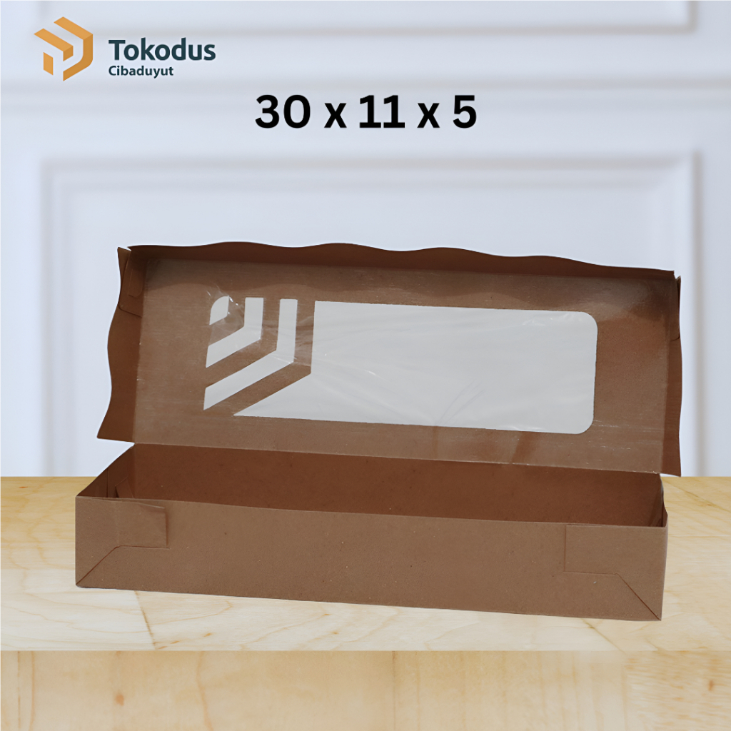 Brownie Paperbox | Brownies Box | Cake / Bread Box uk 30 x 11 x 5 cm ...