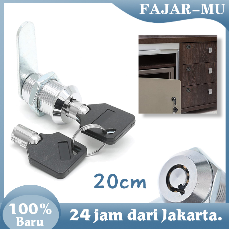 Camlock Lock Cupboard Drawer Locker Lock Black Cabinet Lock Iron Wood ...