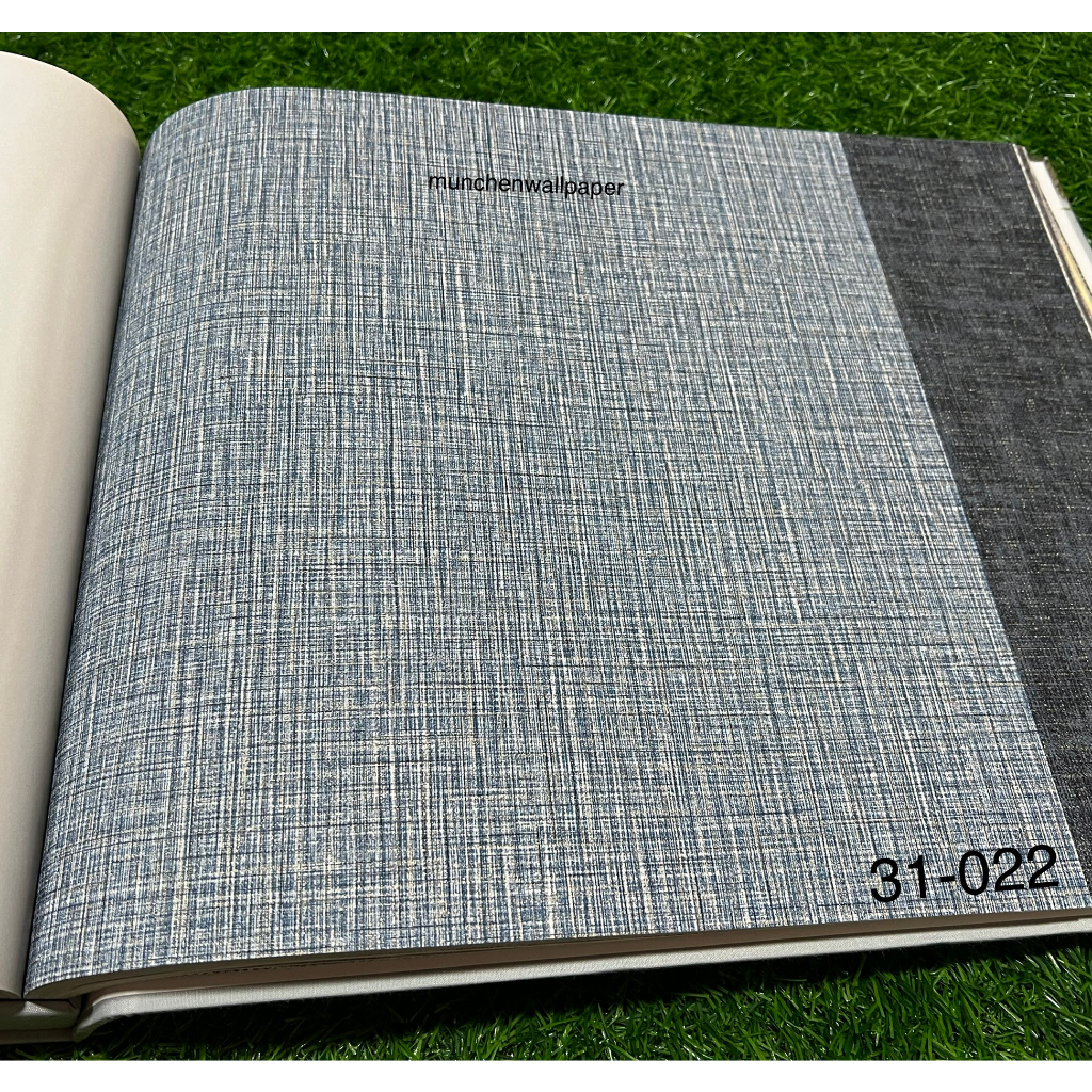 Plain Wall Wallpaper, Thick Texture, Gray Cream Blue, Thick | Shopee ...