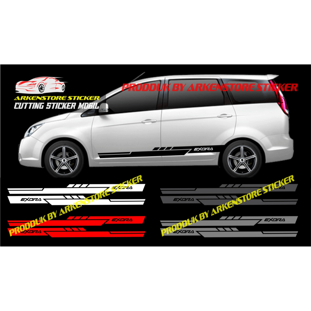 Proton exora Car list sticker cutting sticker list proton exora Car ...