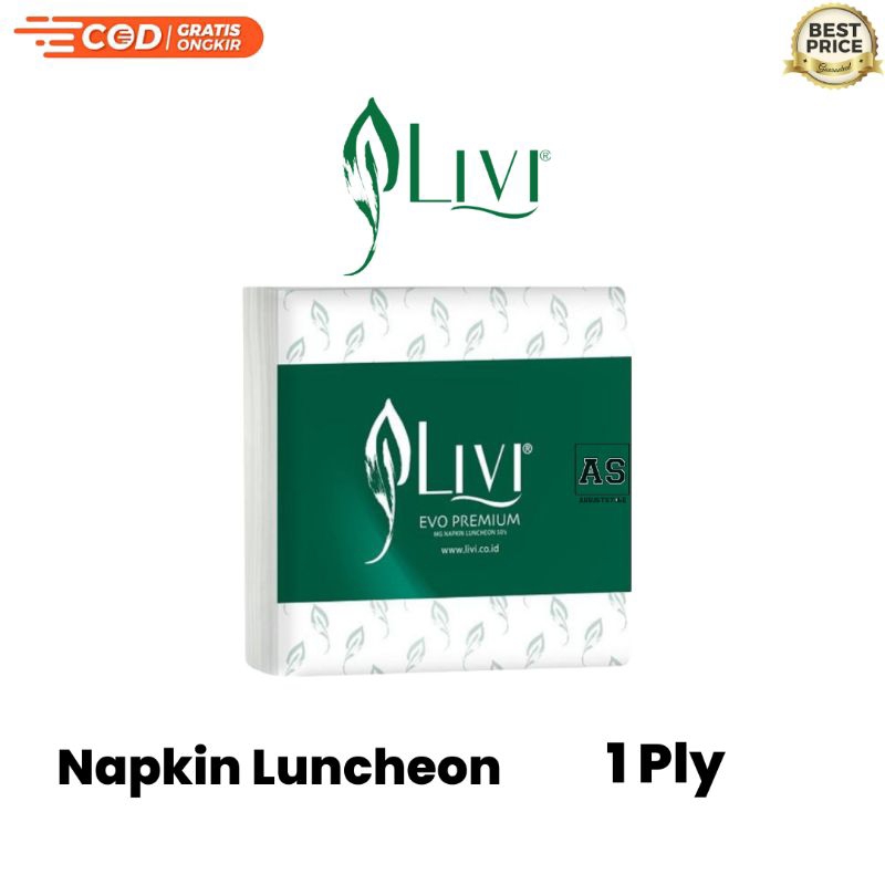 Livi Evo Premium MG Napkin Luncheon Tissue Tissue 100 Sheets / 1 Ply ...