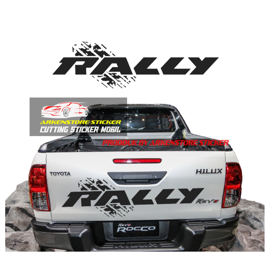 Car Tailgate sticker sticker rally hilux revo cutting sticker toyota ...