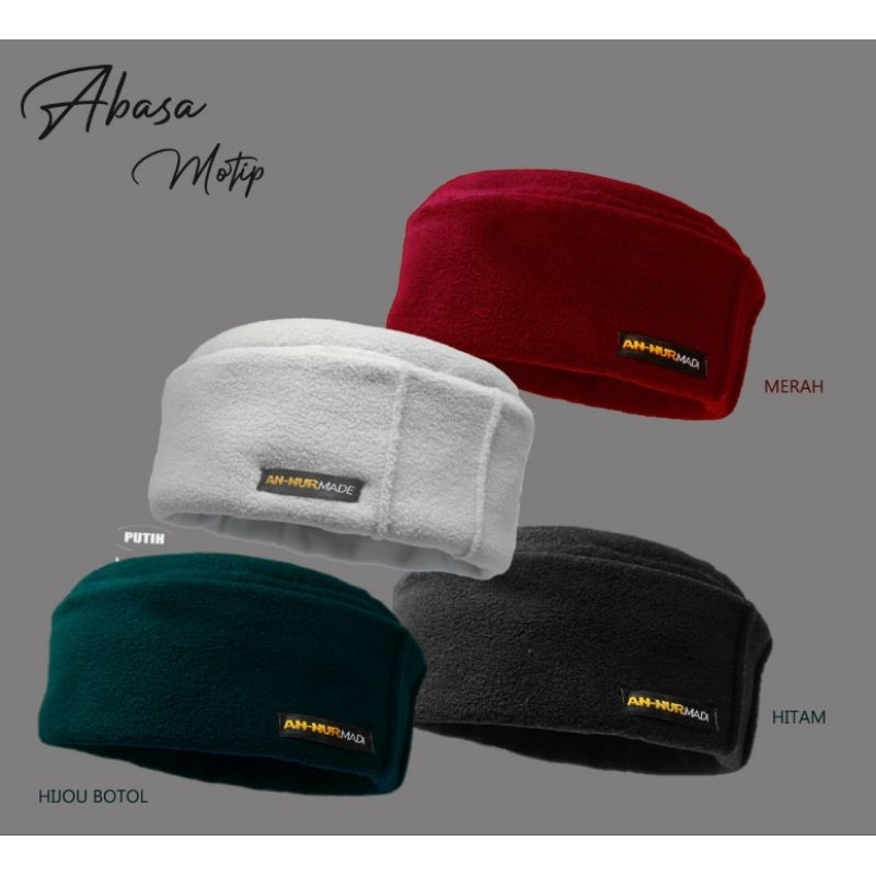 (RETAIL) NEWEST HABASYA KOPYAH CAP WITH SOFT MATERIAL MOTIF, PRAYER CAP ...