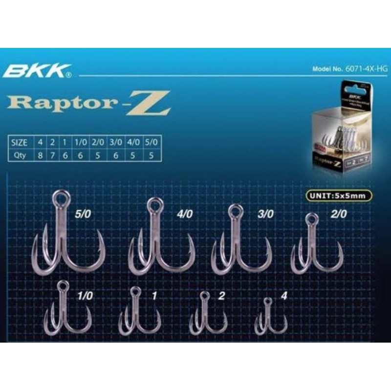 Treble Hook BKK Raptor Z | Shopee Malaysia