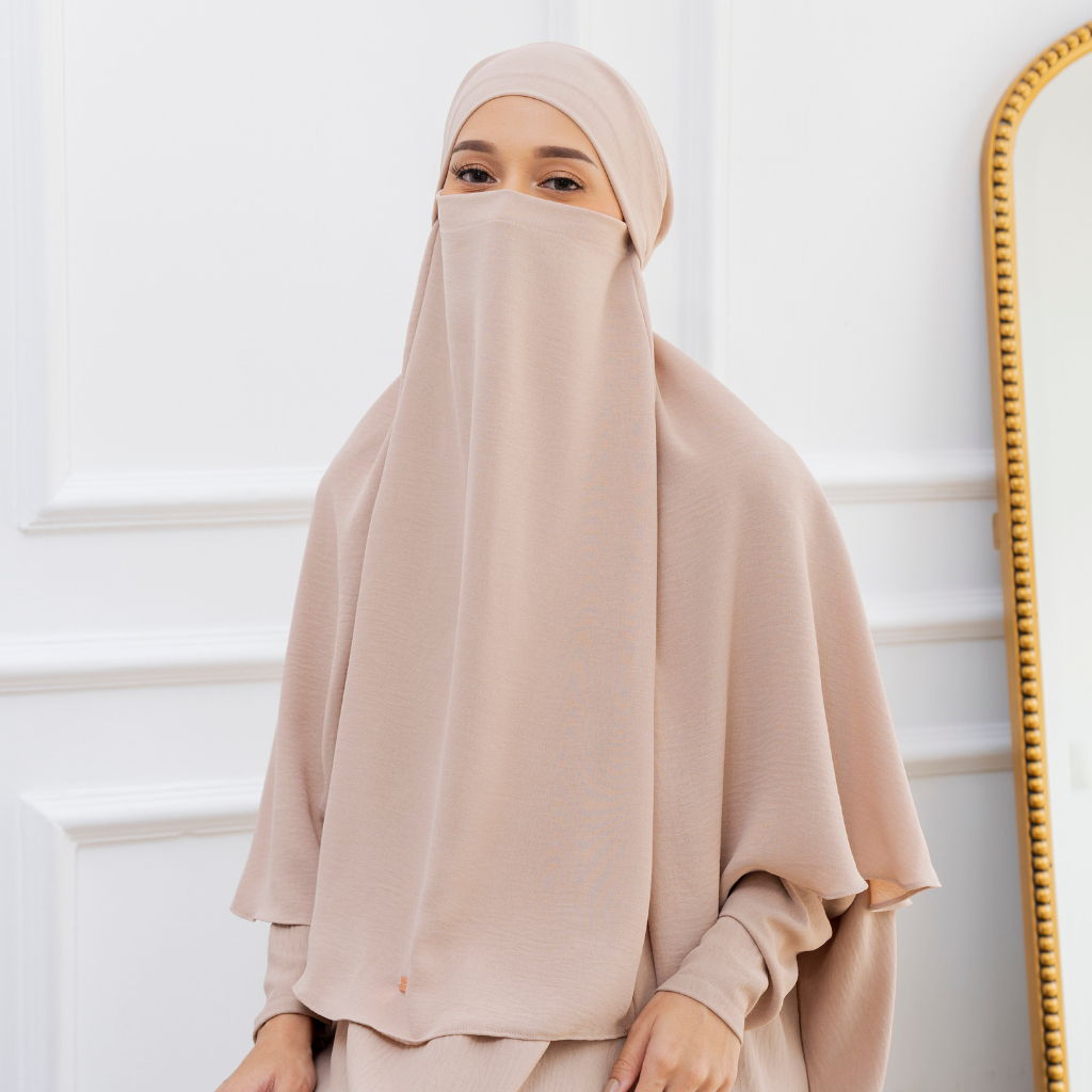 Lozy Hijab - Halima French Khimar (Multifunctional Sharia Veil Umrah ...