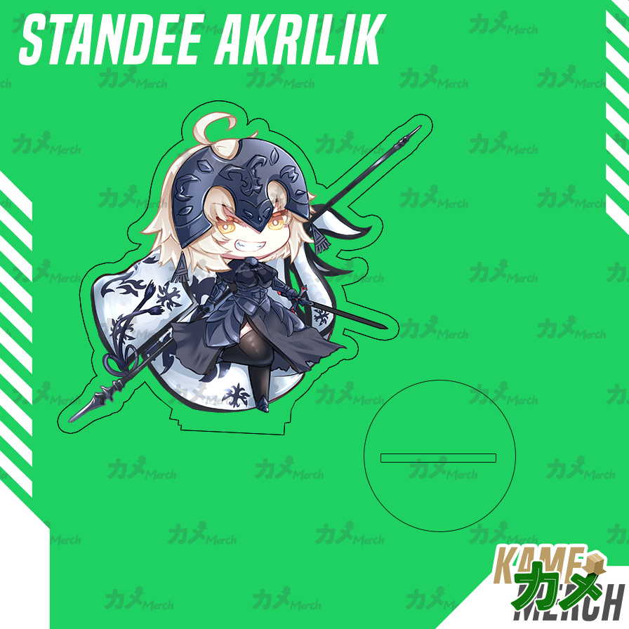 Fate GO Acrylic Stand / Grand Order Servant Jeanne d'Arc Alter / Jalter ...