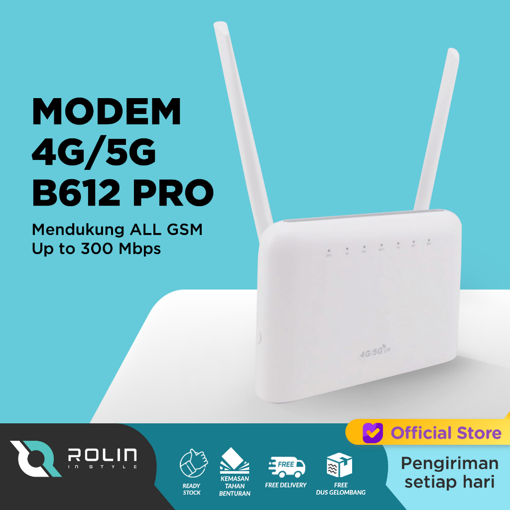 Router Modem B311 PRO 300Mbps 5G/4G All Operators FREE LAN & Antenna ...