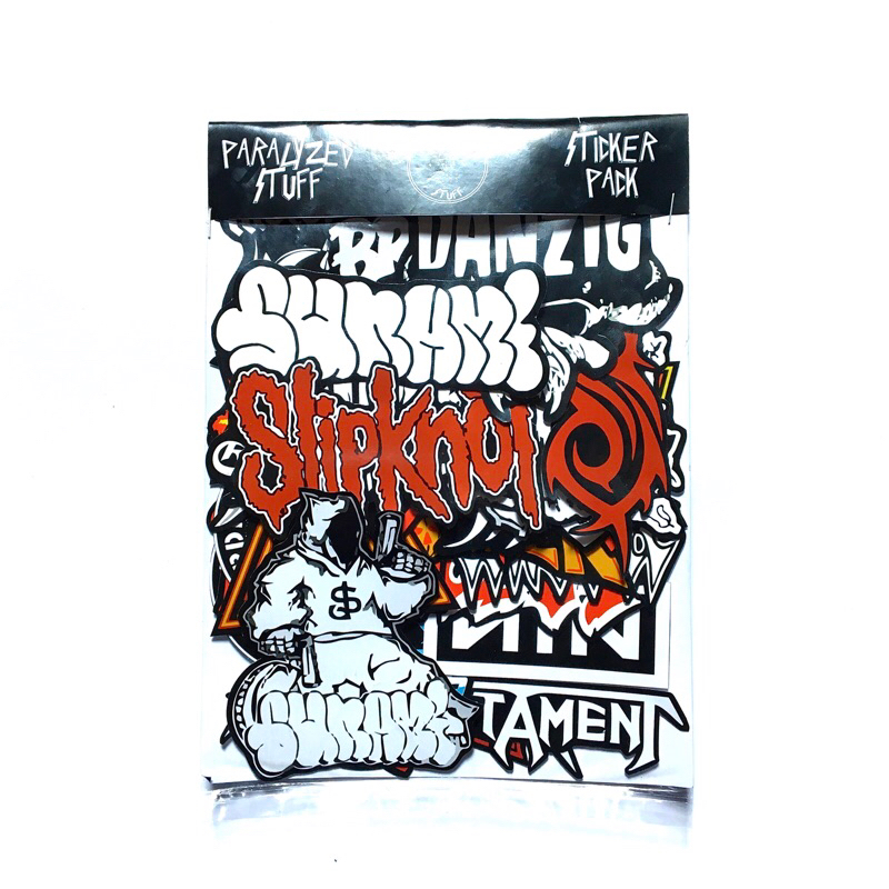 (VOL Iv) 31PCS STICKER STICKER Patch BAND SUNAMI STYLE SLIPKNOT ...