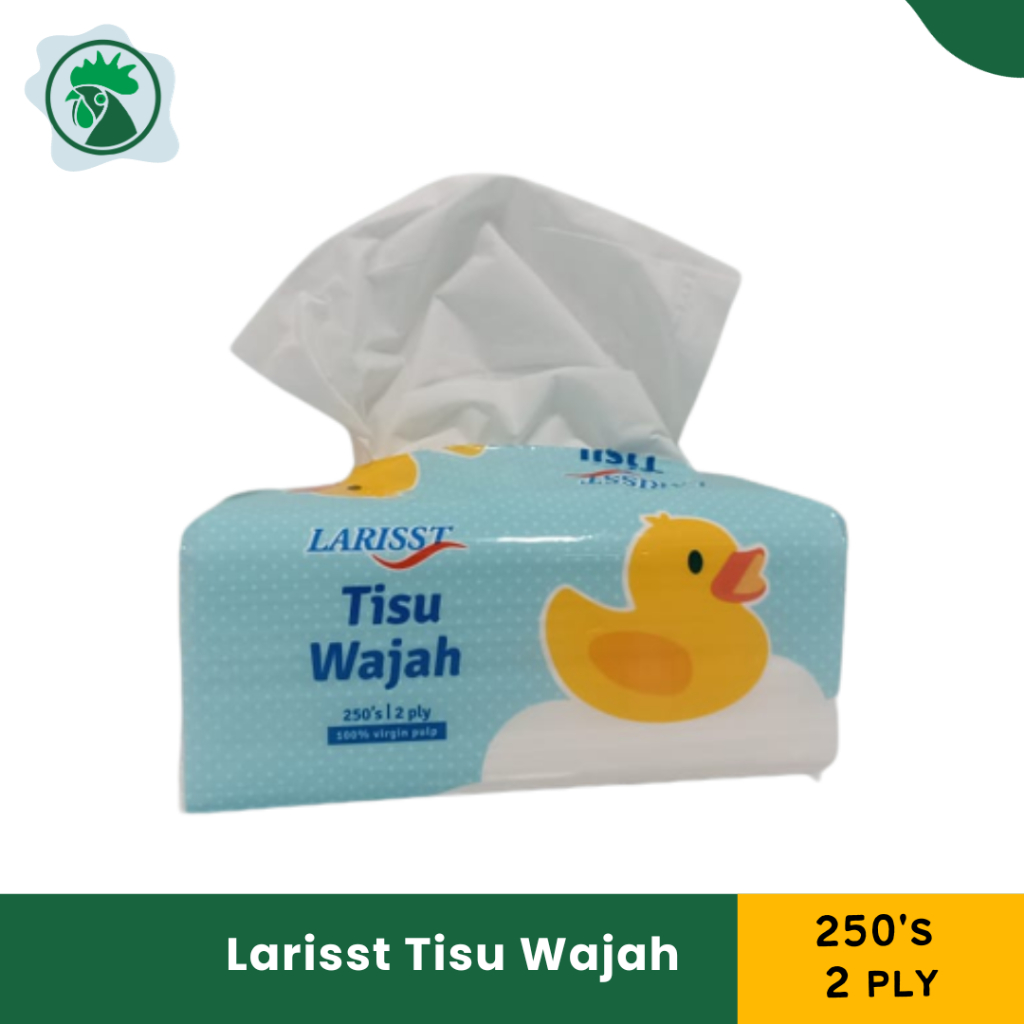 Larisst Facial Tissue 250 Sheets 2Ply | Tessa Facial Tissue 250 Sheets ...