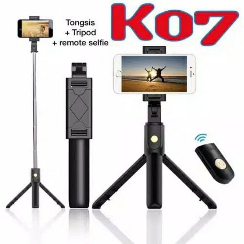 TOMBOL P100,000 TRIPOD 2 IN 1 MINI DEKSTOP TONGSIS TRIPOD SELFIE STICK PLUS BUTTON | Shopee Malaysia