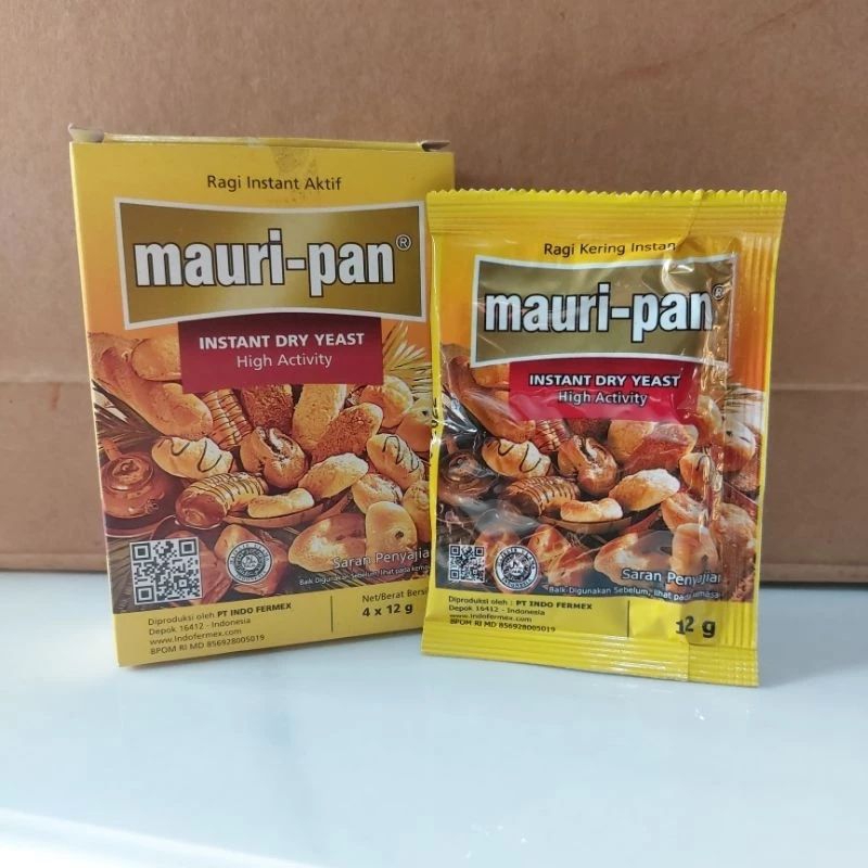 Mauri-pan INSTANT DRY YEAST /RAGI MAURI-PAN 12GR | Shopee Malaysia