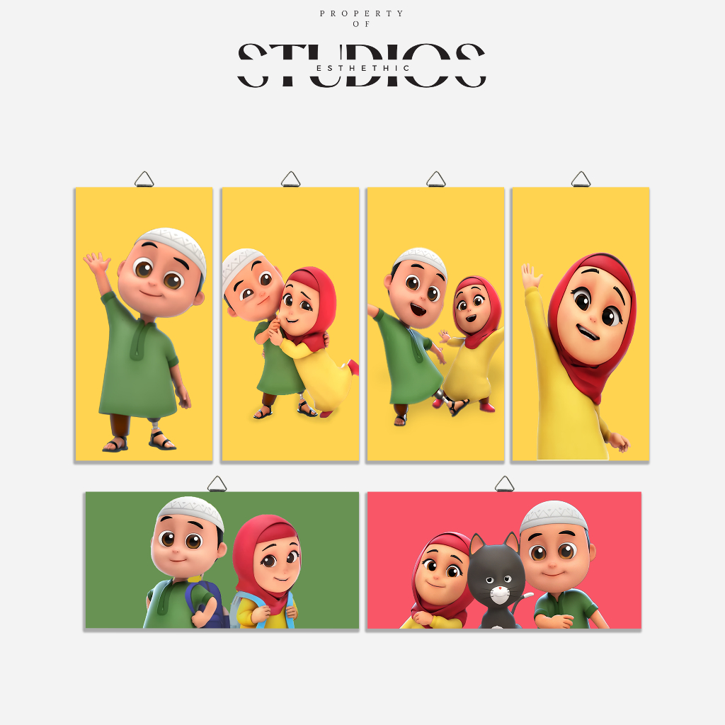 KAYU GANTUNGAN Nussa01 Nussa And Rara Rarra Cute Cartoon Animation ...