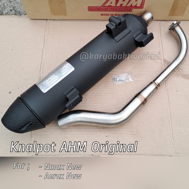 Original AHM Malaysia Exhaust For Nmax New, Aerox New | Shopee Malaysia