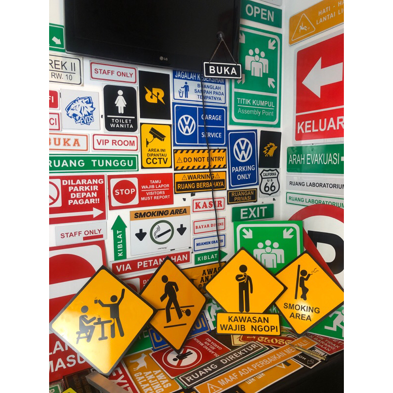 CUSTOM SIGN CAR NAVIGATION SIGN BOARD AS YOU LIKE AS YOU WISH bebas ...