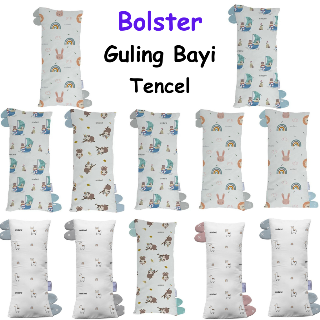 Omiland Baby Kids Bolster Pillow Hug Cuddle Bolster - Soft Pattern Baby ...