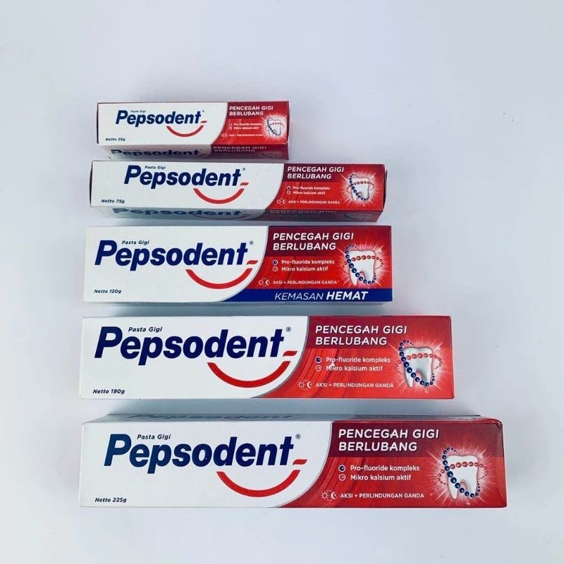 Pepsodent ANTI CAVITY TOOTHPASTE PREVENTING TEETH WITH HOLES [75 GR ...