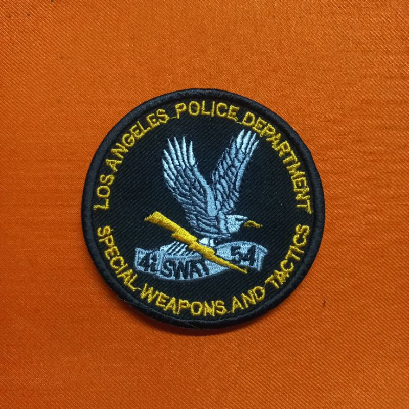 Lapd SWAT Embroidery Patch | Special Weapons and Tactics | Shopee Malaysia