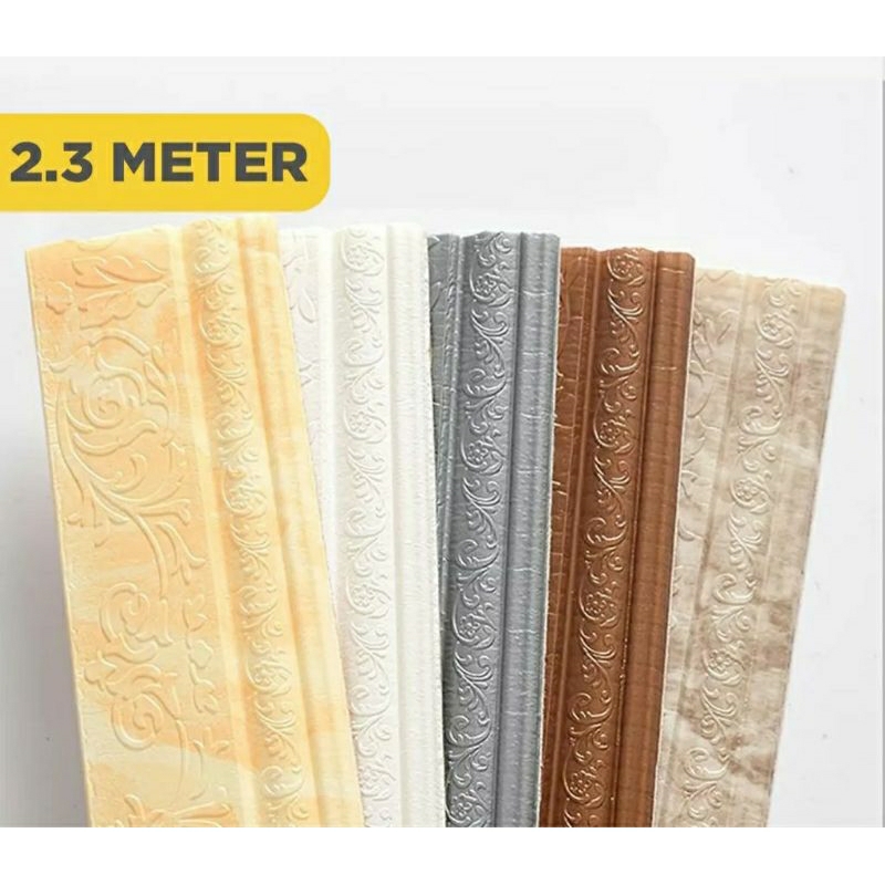 Wall Border List Foam Wallpaper List Foam 230cm x 8cm | Shopee Malaysia