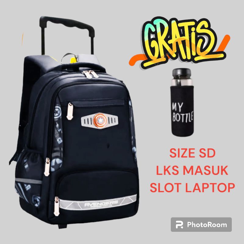 Dbs TROLLY AVENGERS NEW Elementary School Push Backpack for Boys ...