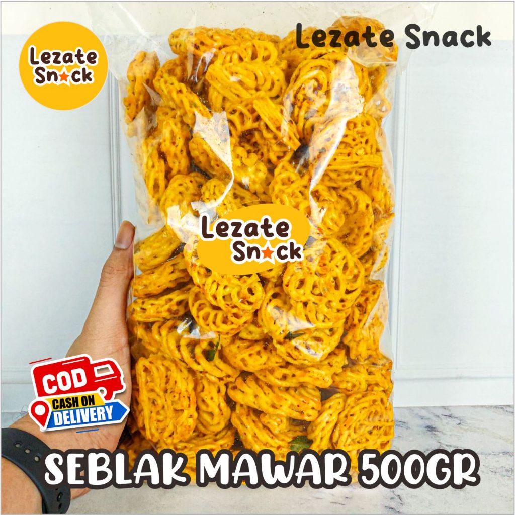 MAWAR Sedap Snack - Rafael Sebring Crackers 500GR Spicy Orange Leaves ...