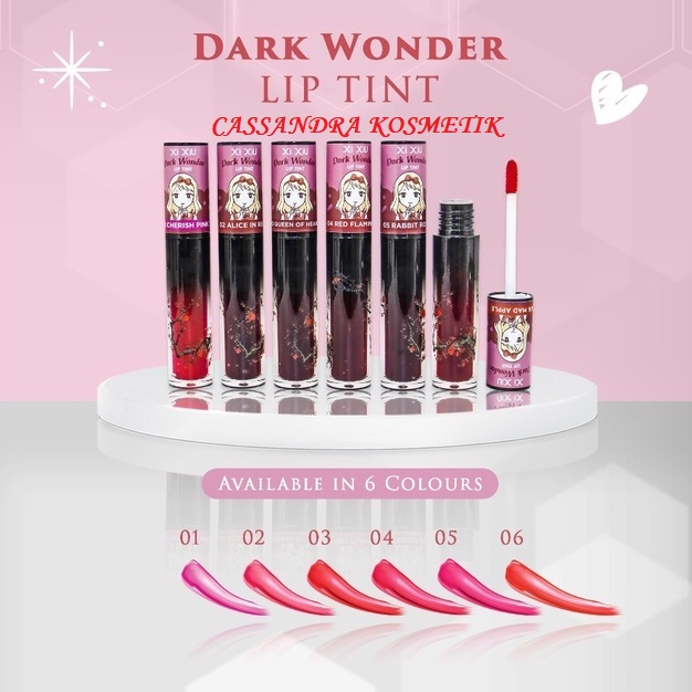 Xi XIU Dark Wonder Lip Tint | Xixiu Liptint Lip Stain | Lip Gloss BPOM Xi XiU LIP TINT DARK ...
