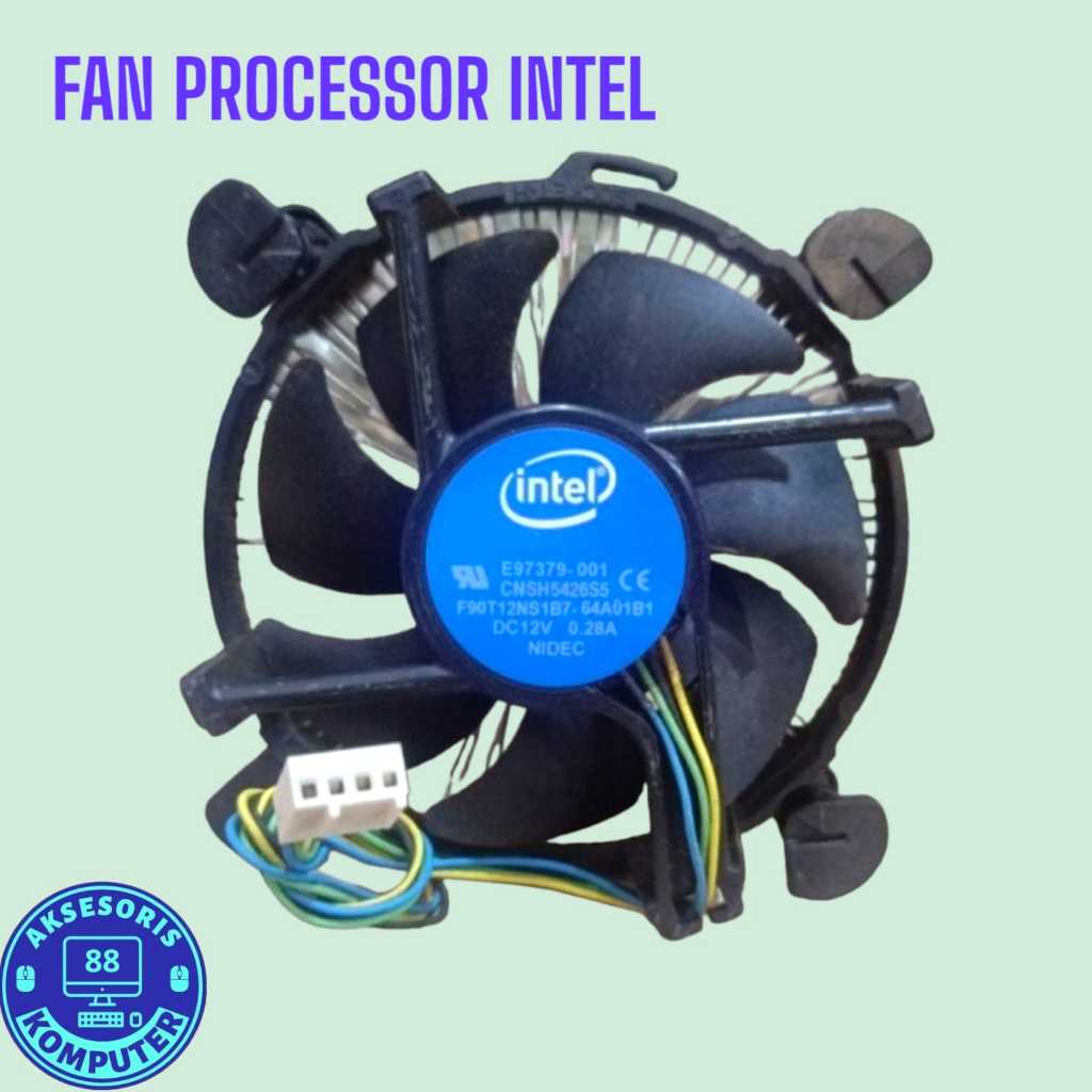 Fan Processor Intel LGA 775 1150 1151 1155 1156 STD Heatsink Cooling FAN Cooler Processor ...
