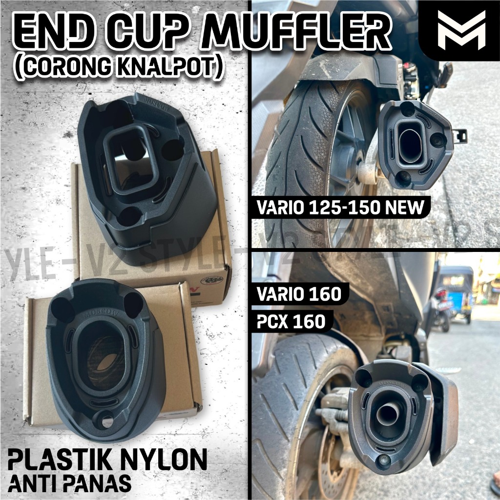 End CUP MUFFLER/Exhaust Funnel VARIO 125 VARIO 150 VARIO 160 CBS ABS ...