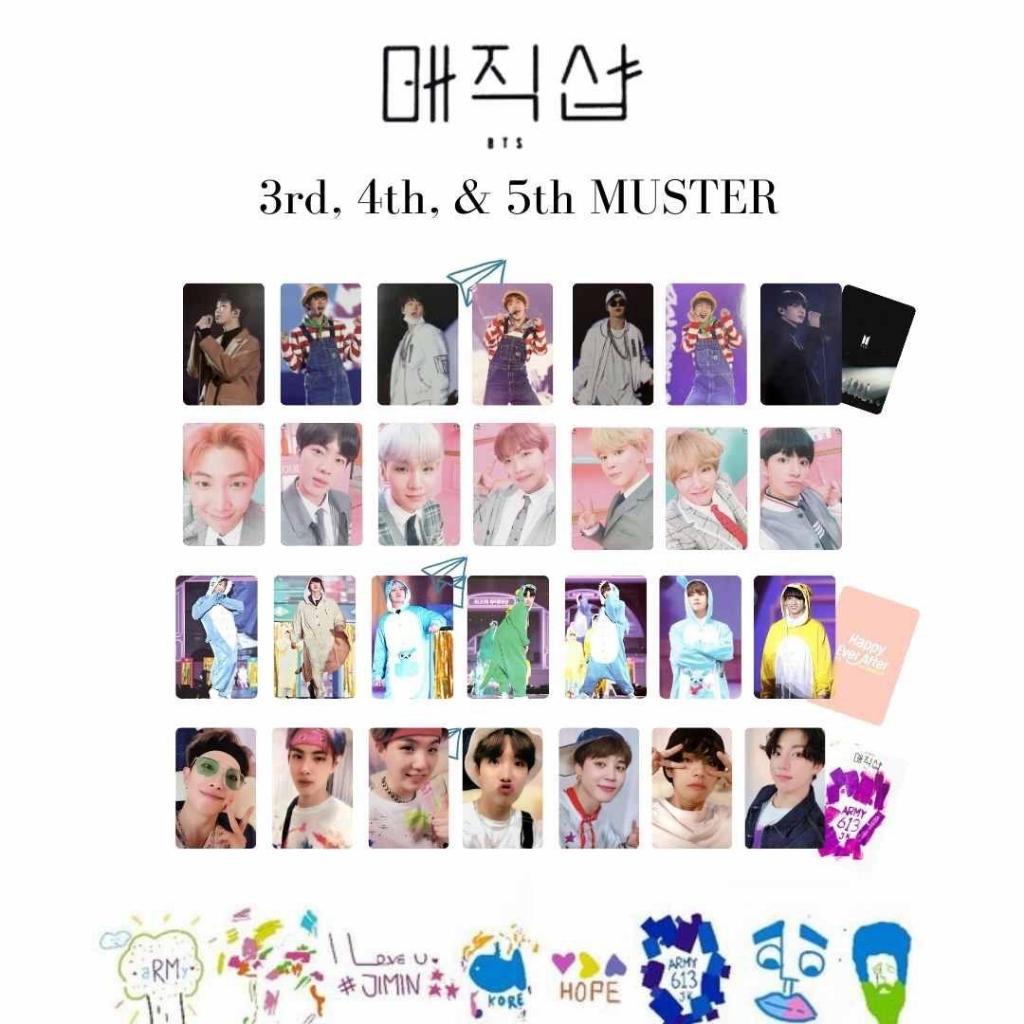 Muster 3,4, & 5 | Bts Photocard (Unofficial) | Shopee Malaysia