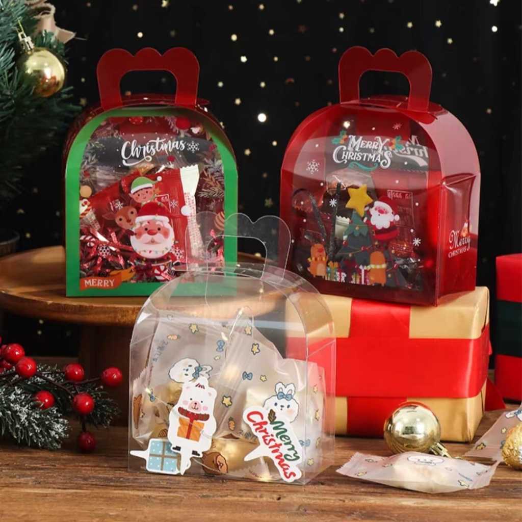 (5pcs) Mika Gable Christmas Gift Box Mika Hampers Cookies Christmas ...