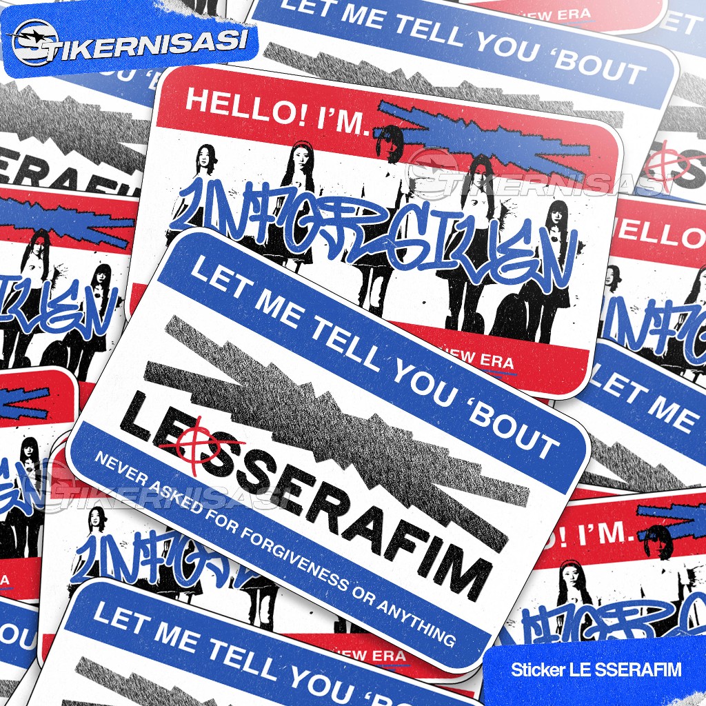 Le SSERAFIM Unforgiven Sticker | Shopee Malaysia