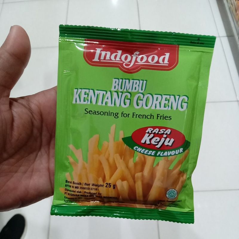 Mahbubah - Indofood 25g French Fries Seasoning Cheese Flavor | Shopee ...