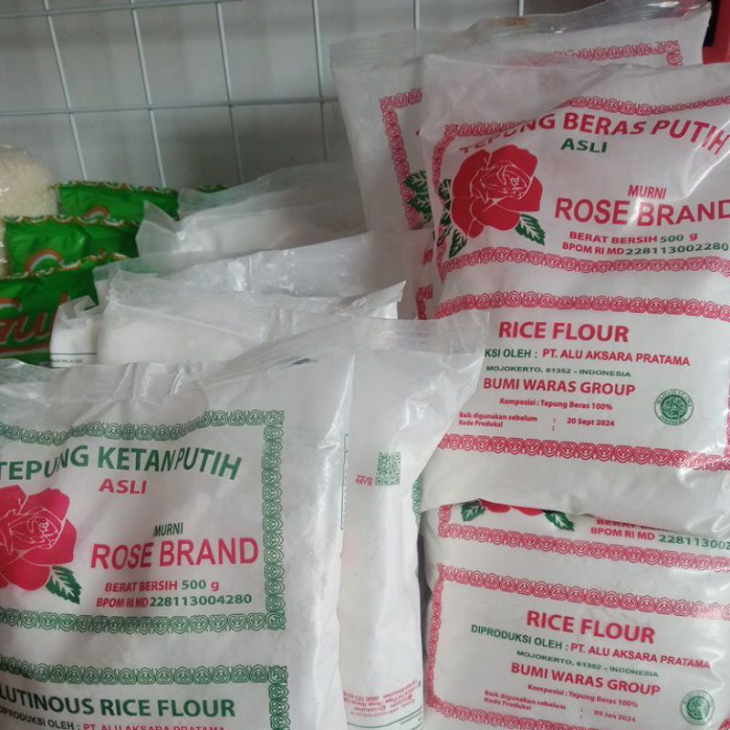 Rose brand rice and sticky rice flour 500gr | Shopee Malaysia