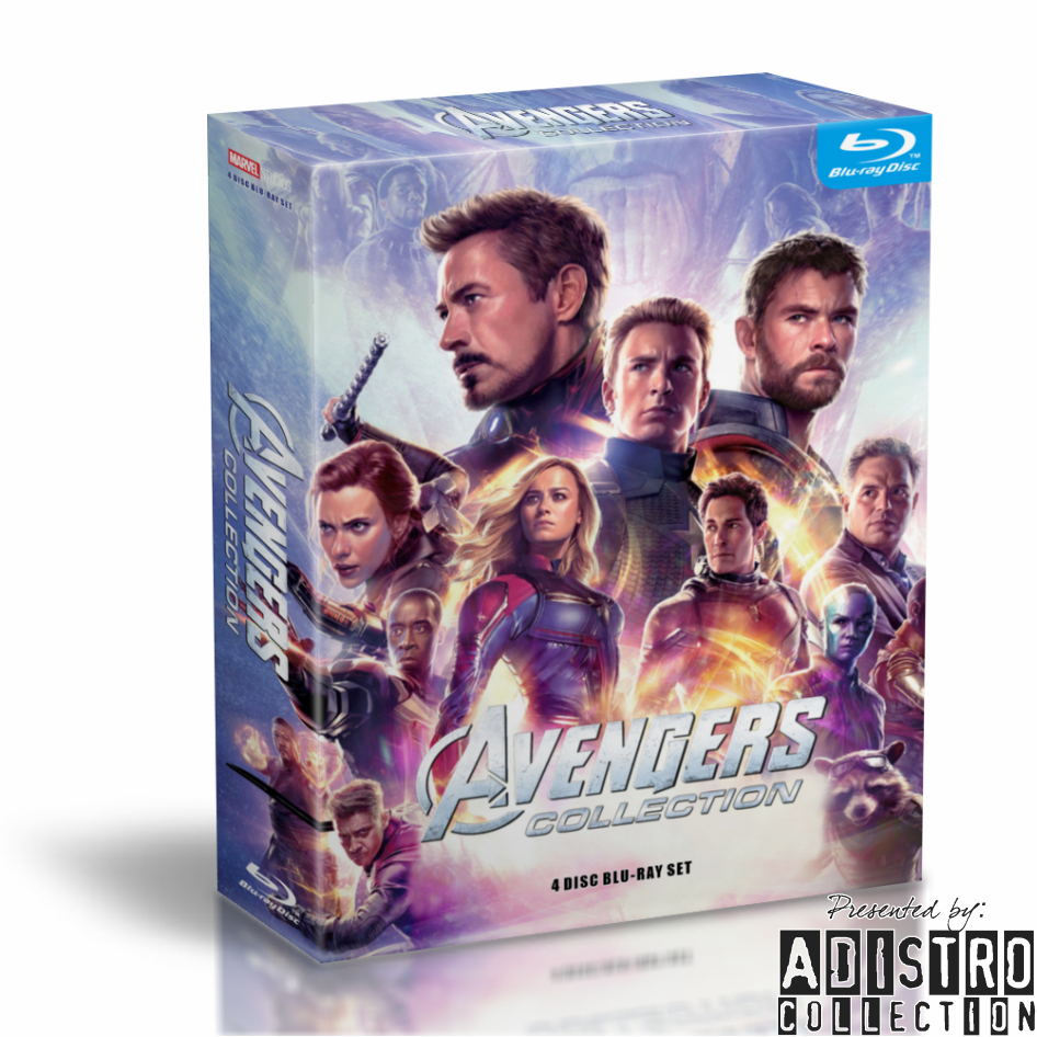The AVENGERS Blu-Ray Film BOX SET COMPLETE Edition | Shopee Malaysia
