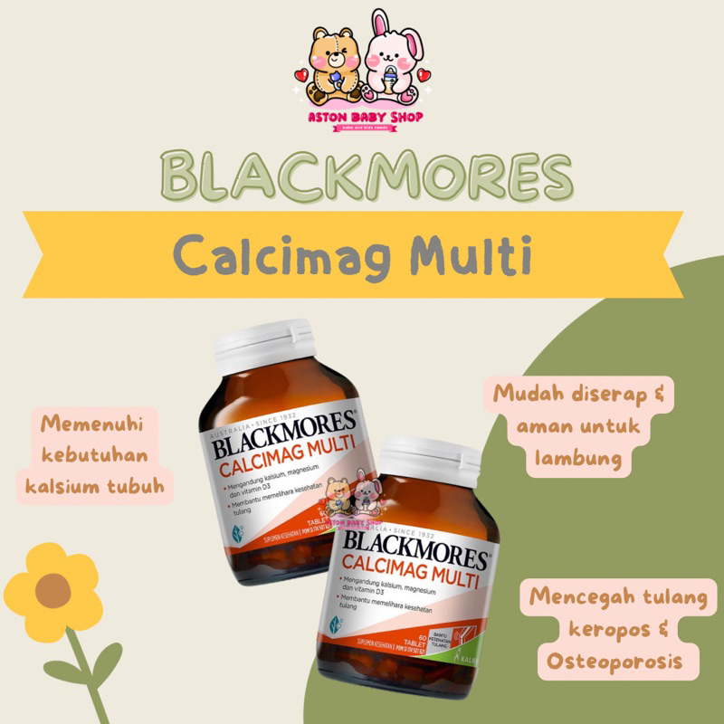 Blackmores Calcimag Multi 30 cap / 60 cap Calcium Supplement | Shopee ...
