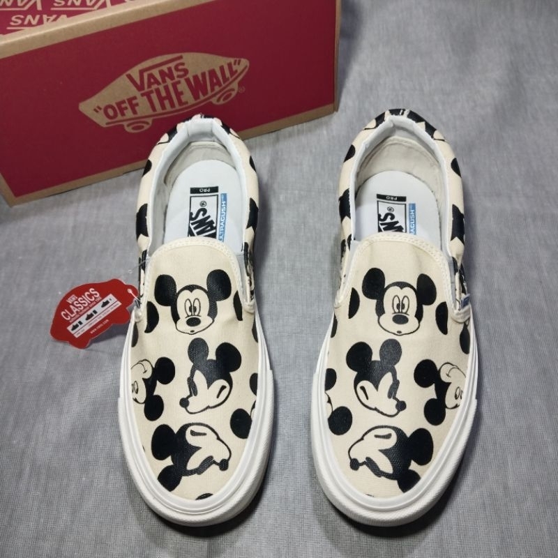 Women's mickey mouse slip-on shoes/DCT premium women's sneakers ...