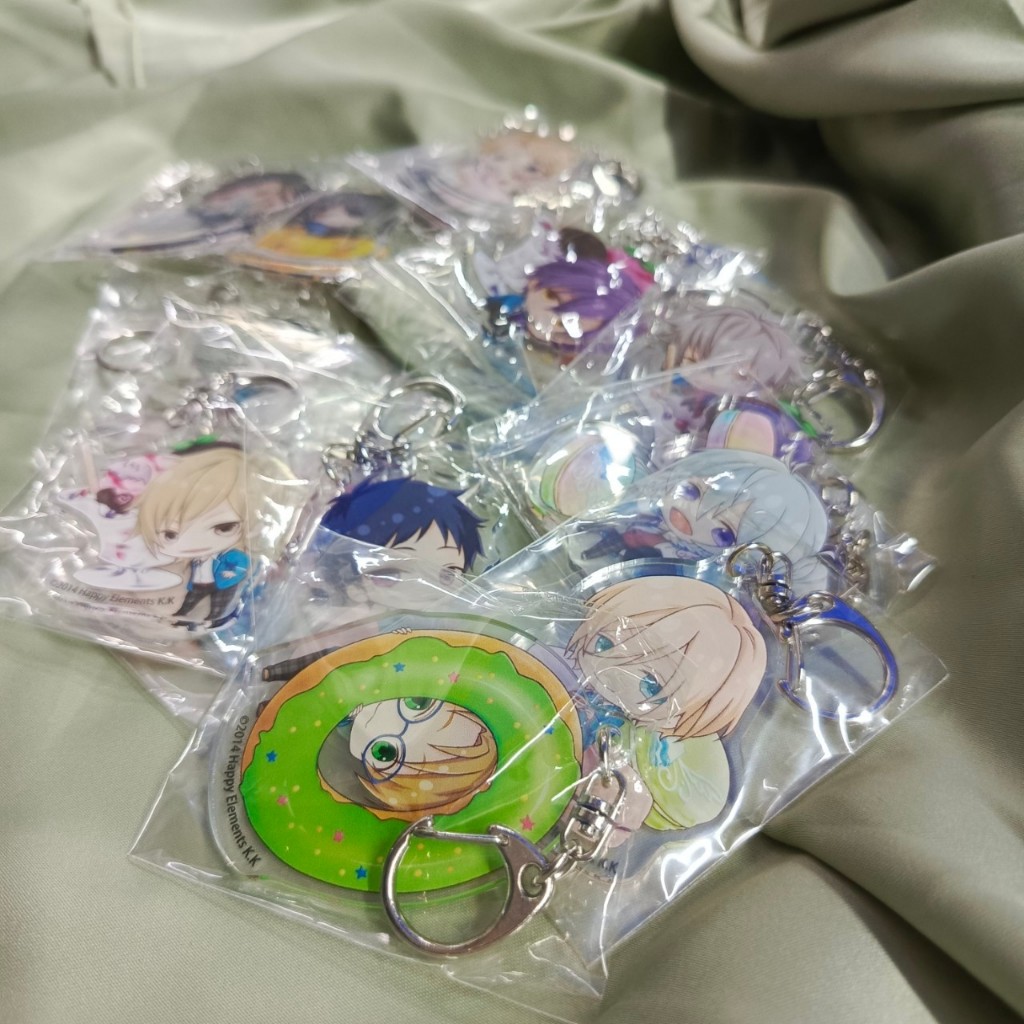 Ensemble Stars Animate Cafe JP Keychain FINE Ryuseitai Akatsuki UNDEAD ...