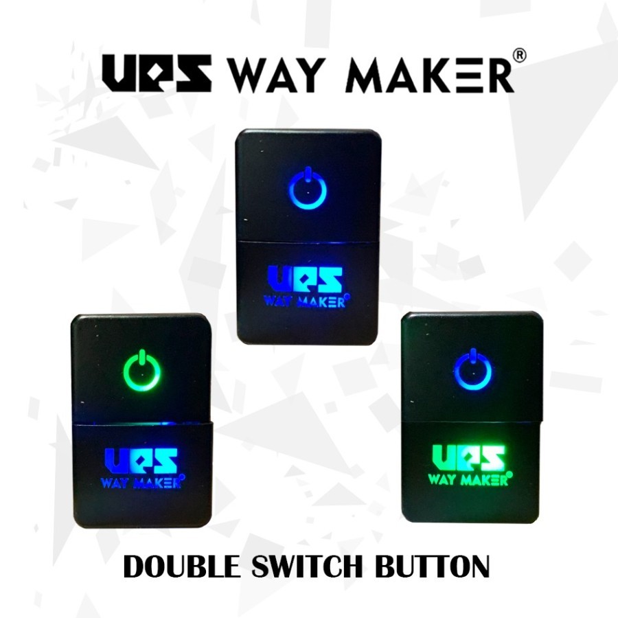 Car Switch OEM Double Switch Button LED UPS WAY MAKER - TOYOTA NEW ...