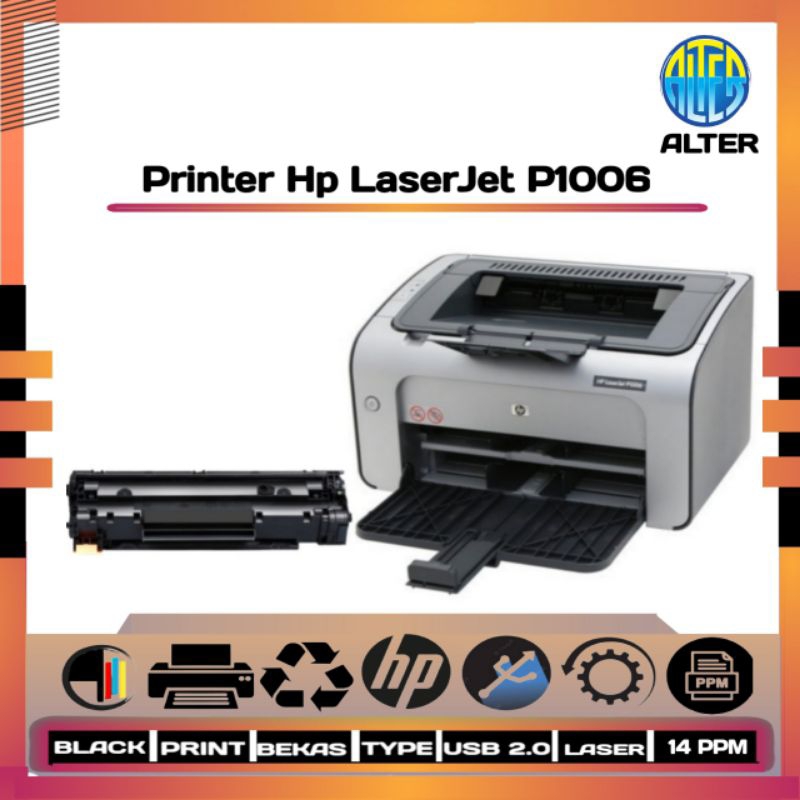 Hp Laserjet P1006 Toner Full Printer | Shopee Malaysia