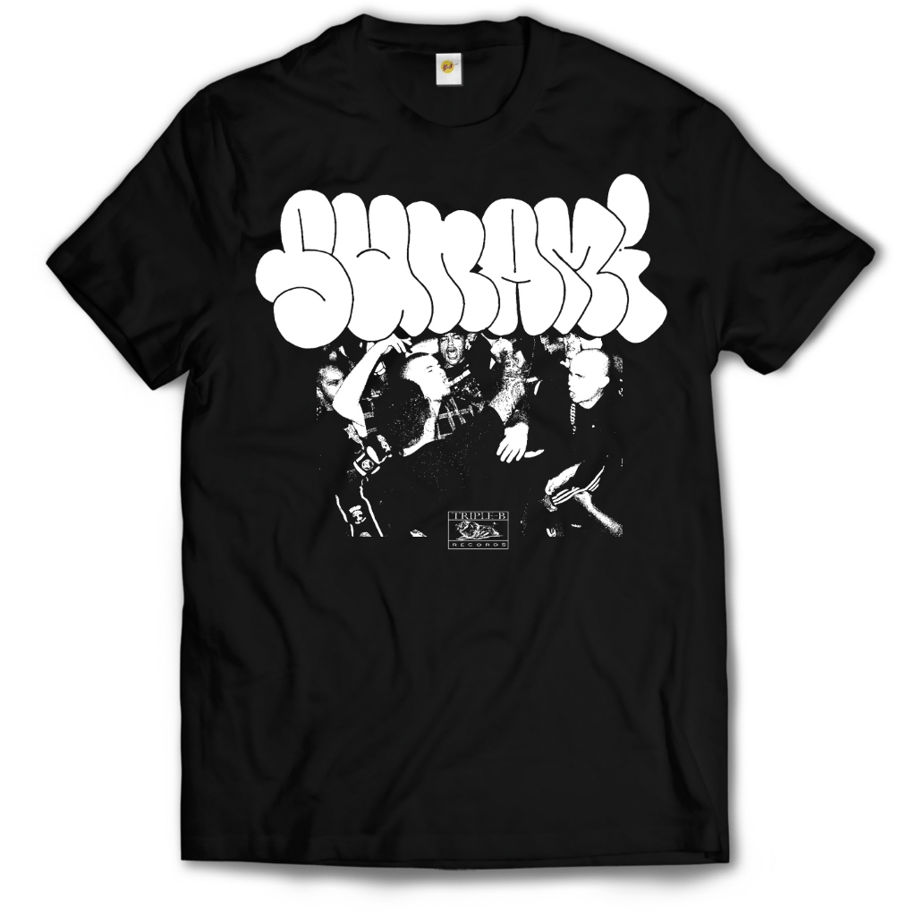 WK-02 SUNAMI-hardcore music band / Plastisol screen printing ...