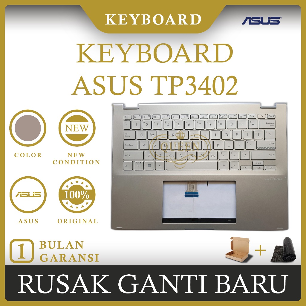 Original ASUS VivoBook S 14 Flip OLED TP3402 LAPTOP FRAME KEYBOARD ...