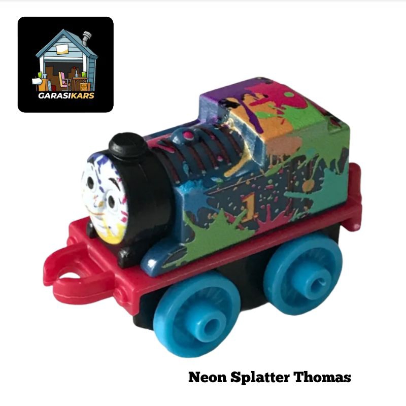 Thomas and Friends Minis NEON SPLATTER THOMAS New Packaging Opened ...