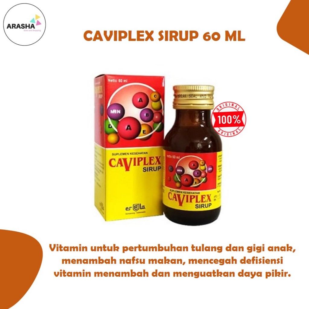 Caviplex SYRUP 60ml/MULTIVITAMIN SYRUP VITAMIN A VITAMIN B VITAMIN C ...