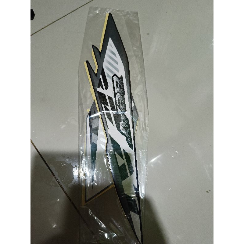HITAM Original beat deluxe LED 2023 Black and Gray sticker striping ...