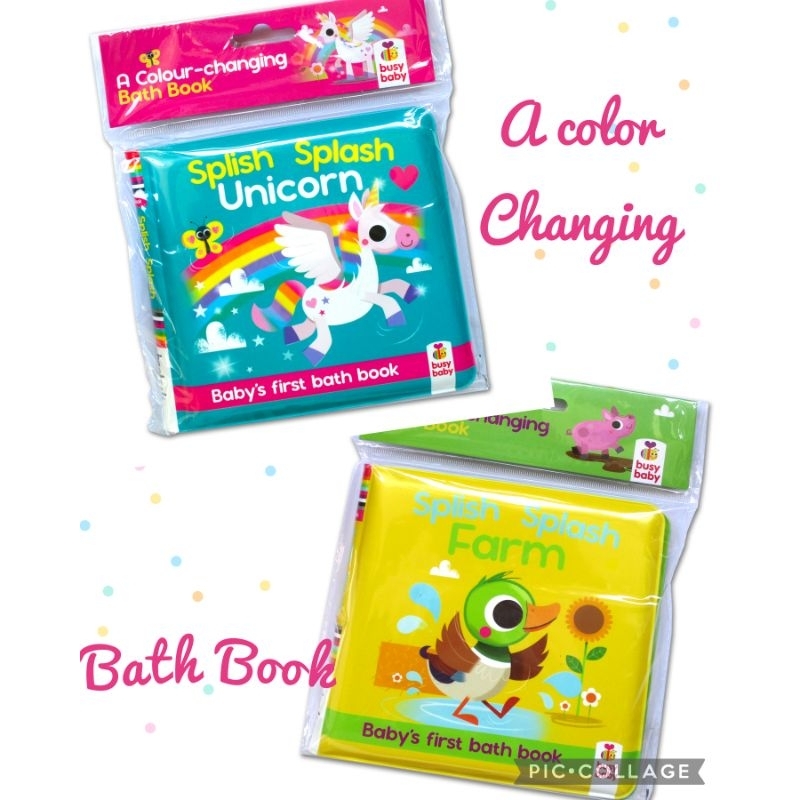 Splish Splash Unicorn / Farm A Color-Changing Bath Book | Shopee Malaysia