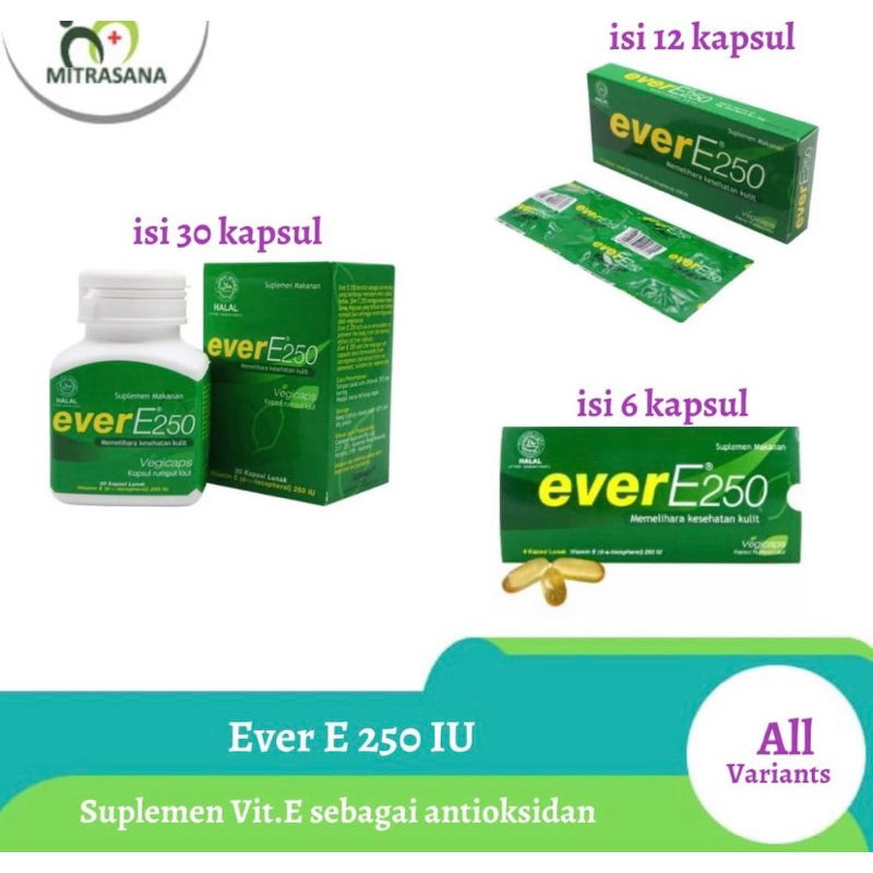 Ever E 250IU Vitamin E For healthy skin | Shopee Malaysia