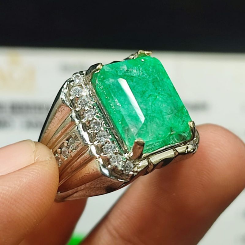 Colombian ZAMBRUD Stone Original NATURAL TOP QUALITY Complete With ...