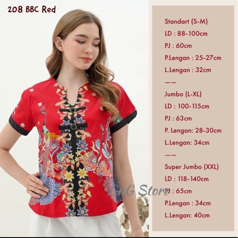 MERAH Bbc Red Series/Batik Uniform/Women's Batik/Red Clothes/Family ...