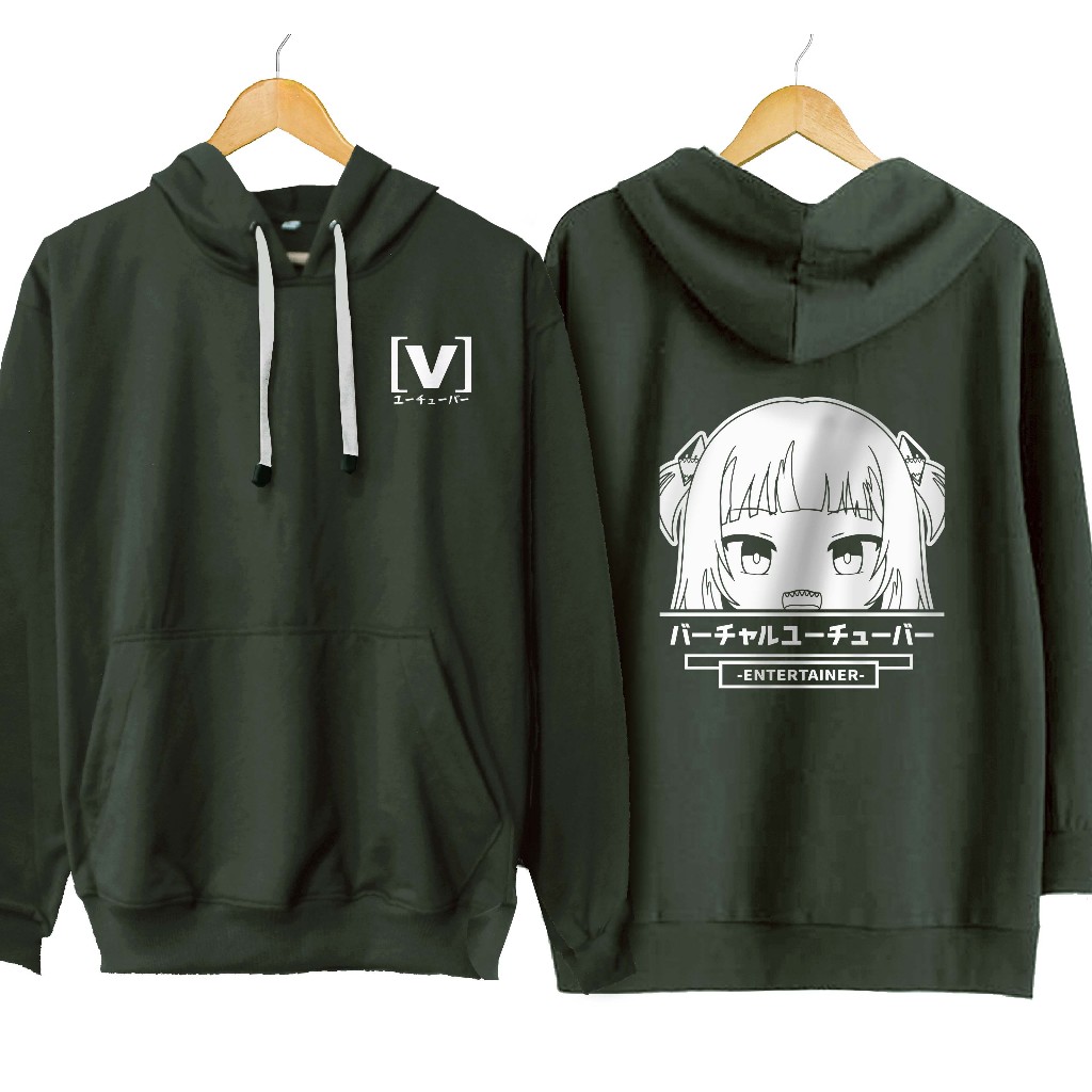 Vtuber GAWR GURA PEEKER anime jumper hoodie Jacket - HOLOLIVE EN 100% ...