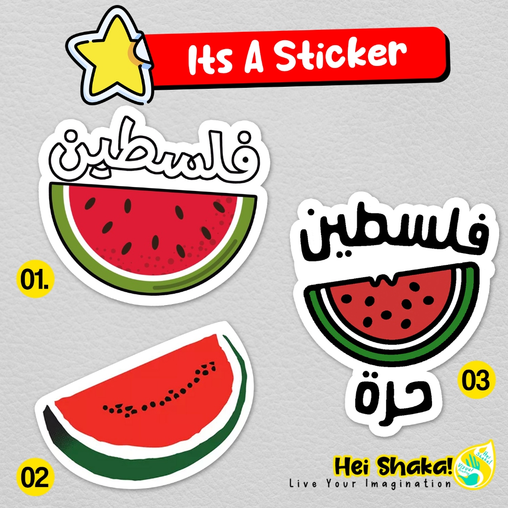 Palestine Watermelon Sticker Watermelon Sticker Symbol Palestine ...